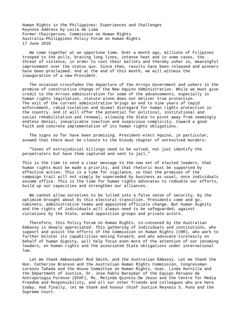 Human Rights in-WPS Office | PDF | Justice | Crime & Violence