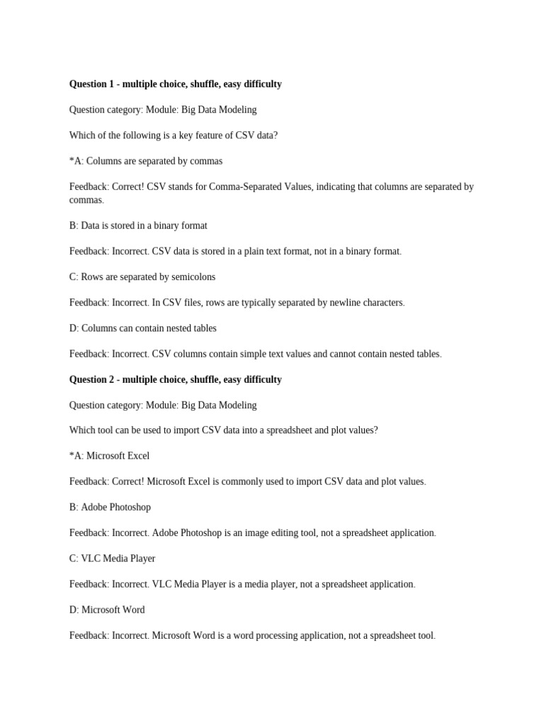 Big Data Modeling and Management Systems Final | PDF | Databases | Comma Separated Values