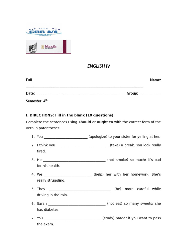 EXERCISES WITH MODAL VERBS and ZERO y FIRST CONDITIONAL | PDF