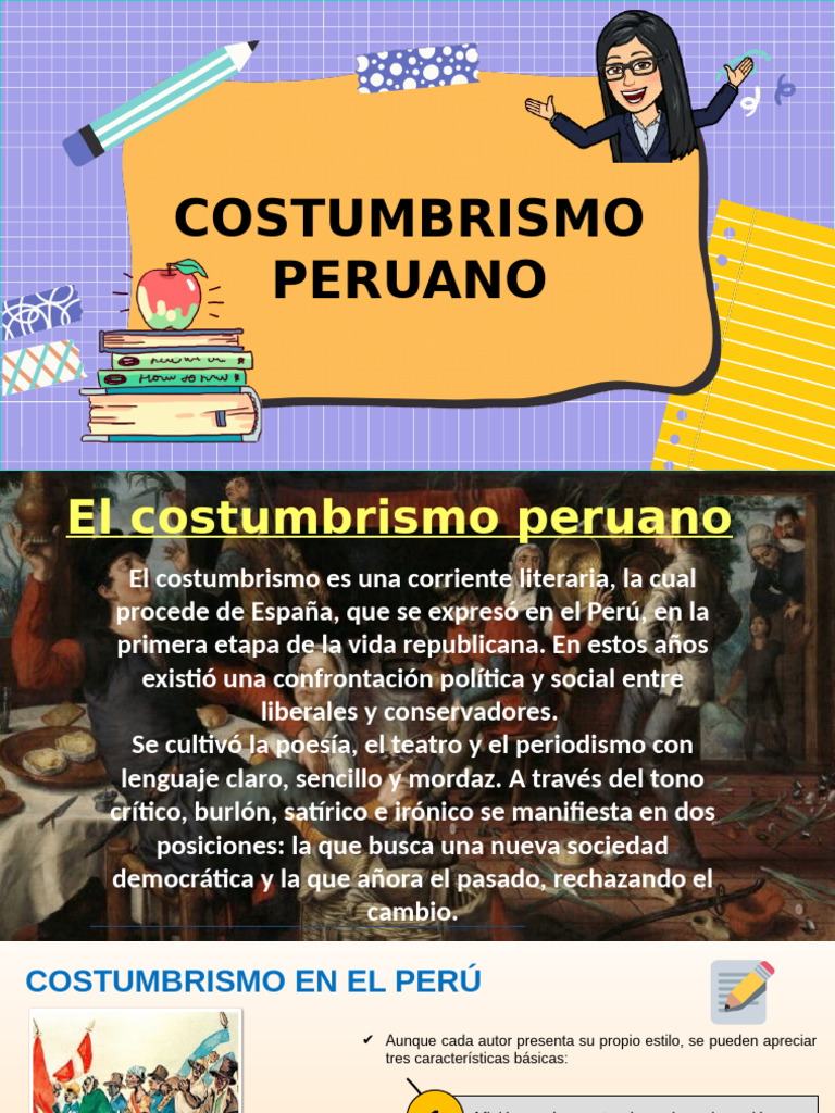 Instructivo de Costumbrismo 1 152320602 | PDF
