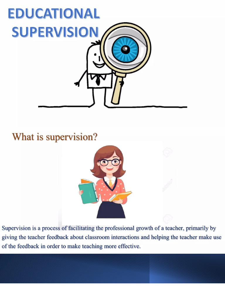 Sslec Education Supervision Week 13 14 | PDF