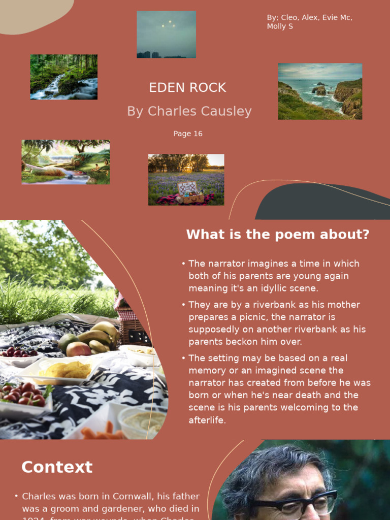 Eden Rock Presentation | PDF | Poetry