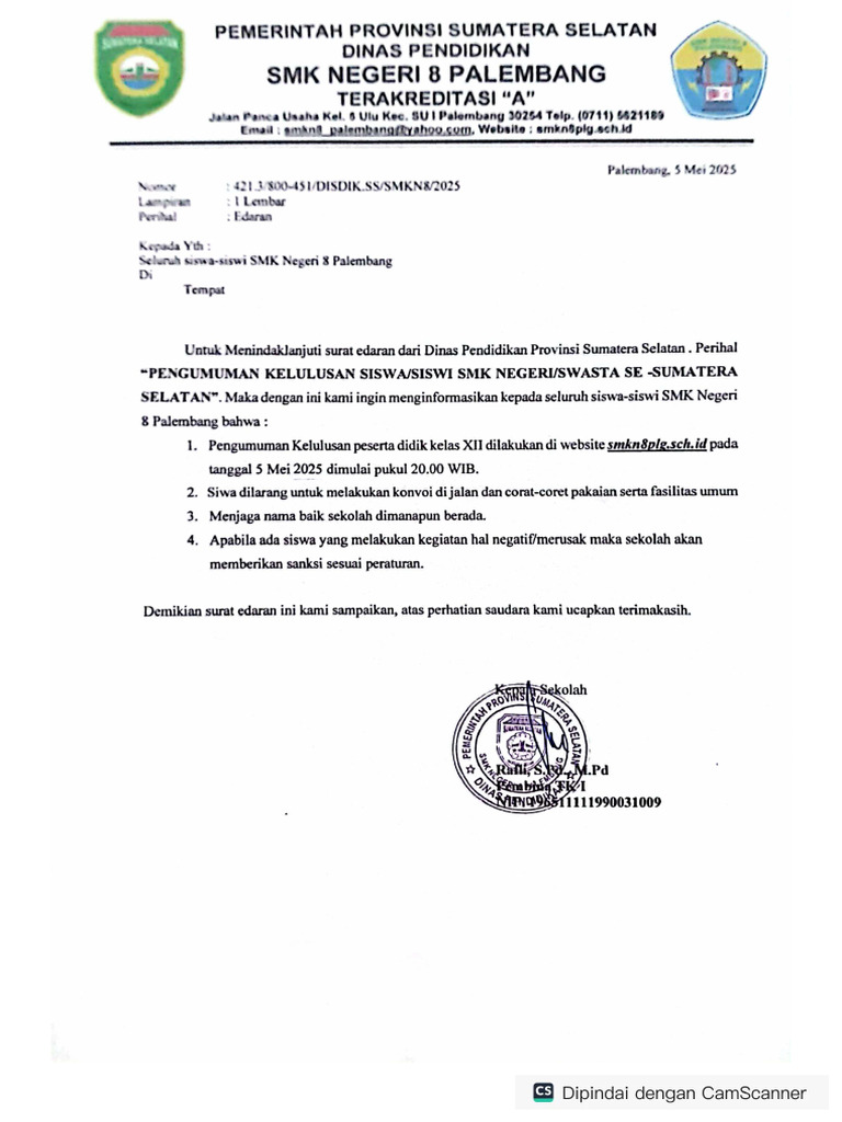 SE Kelulusan Kelas XII | PDF