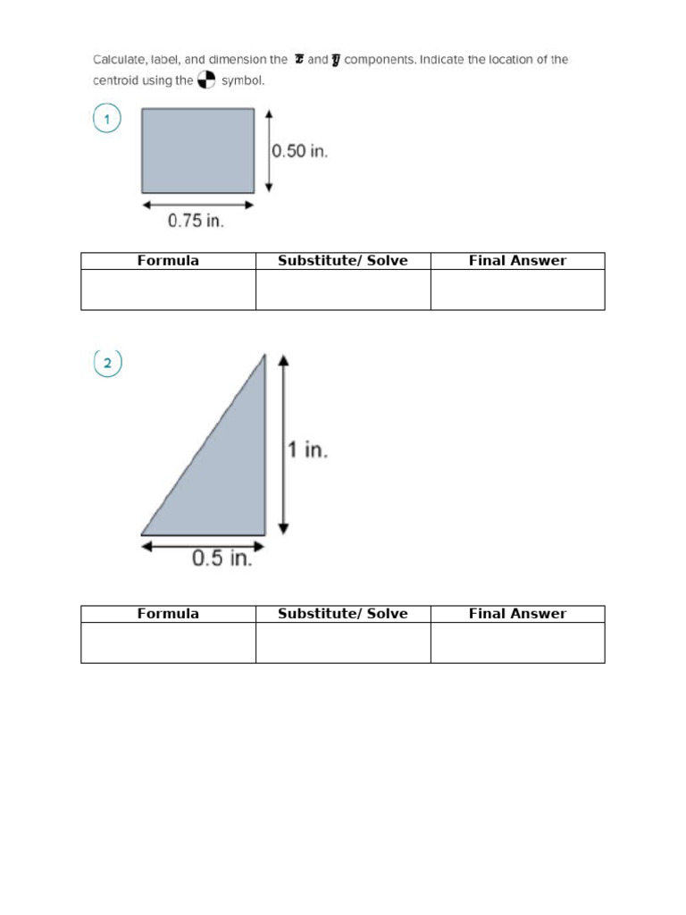 Centroids Notebook Insert | PDF