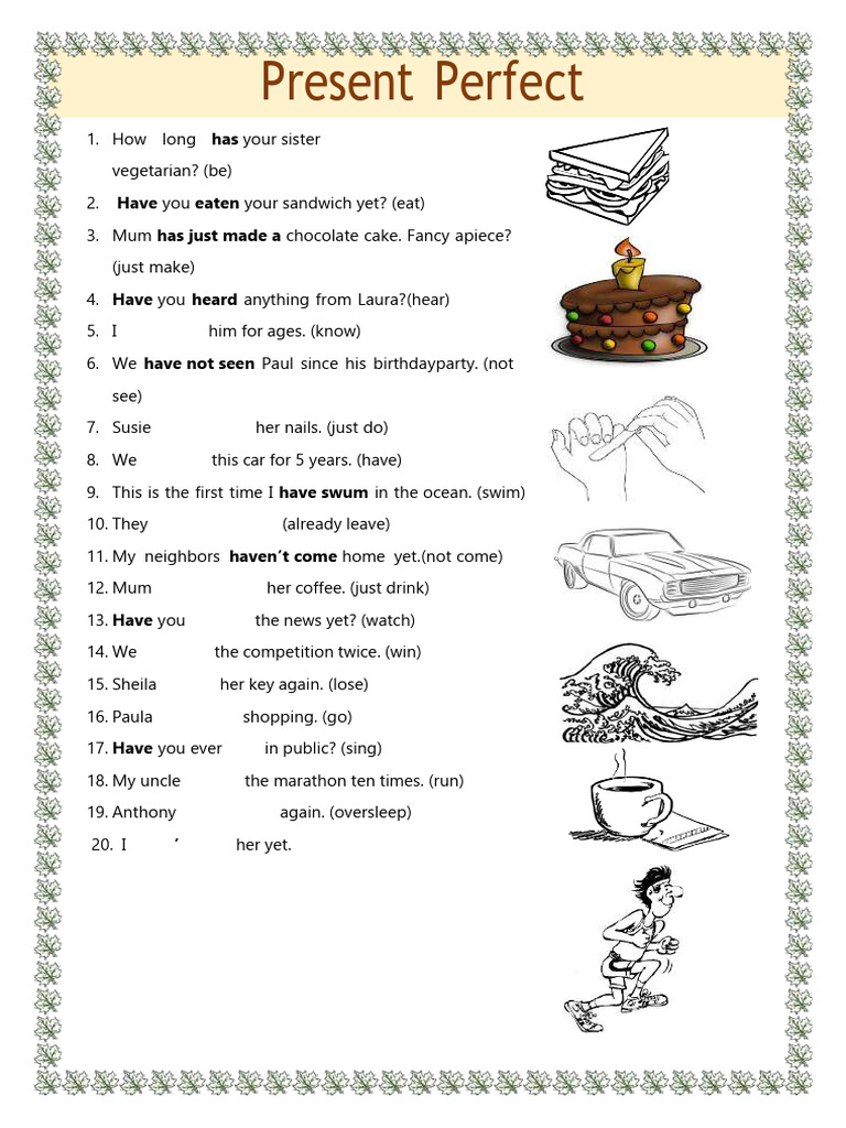 Understanding Present Perfect Tense | PDF