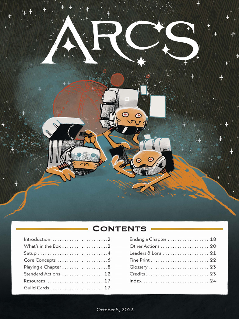 Arcs Base Rulebook (Final Layout) | PDF