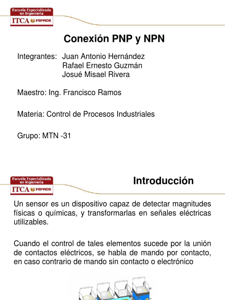 Conexion Pnp y Npn | Sensor | Electrónica