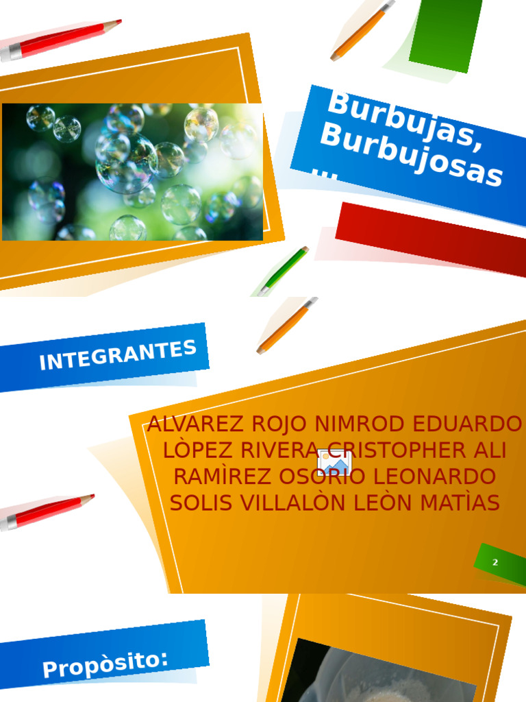 Burbujas, Burbujosas | PDF