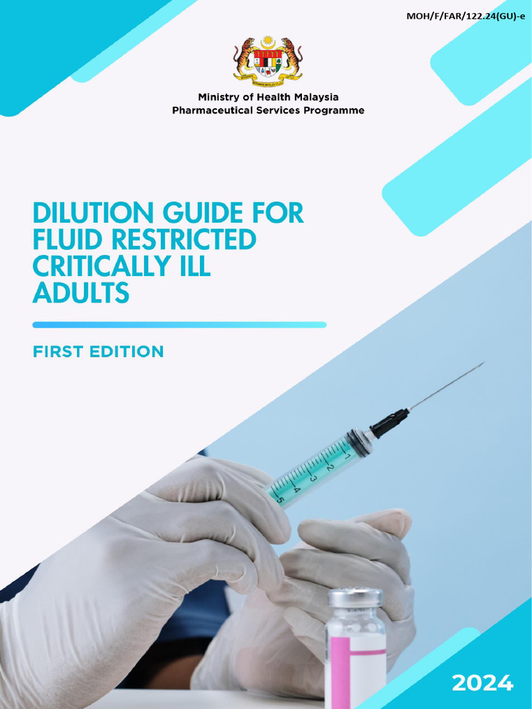 Dilution Guide | PDF | Intensive Care Medicine | Intravenous Therapy