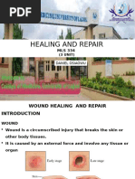 Phases of Tissue Repair Explained | PDF | Wound Healing | Extracellular ...
