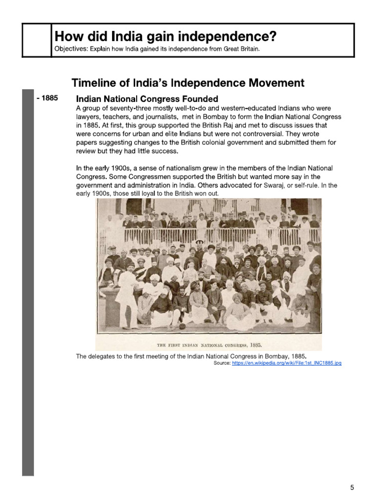 India Timeline | PDF