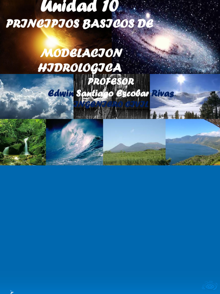 Unidad 10 - Principios Basicos de Modelacion Hidrologica | PDF | Hidrología | Ventana (informática)