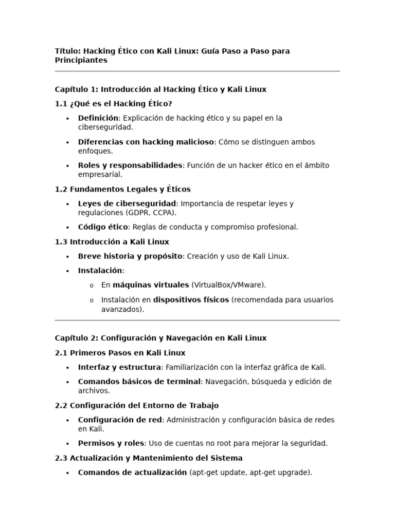 kALI LINUX eBOOK | PDF | La seguridad informática | Seguridad