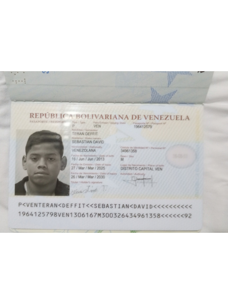 Pasaporte, Sebastian | PDF