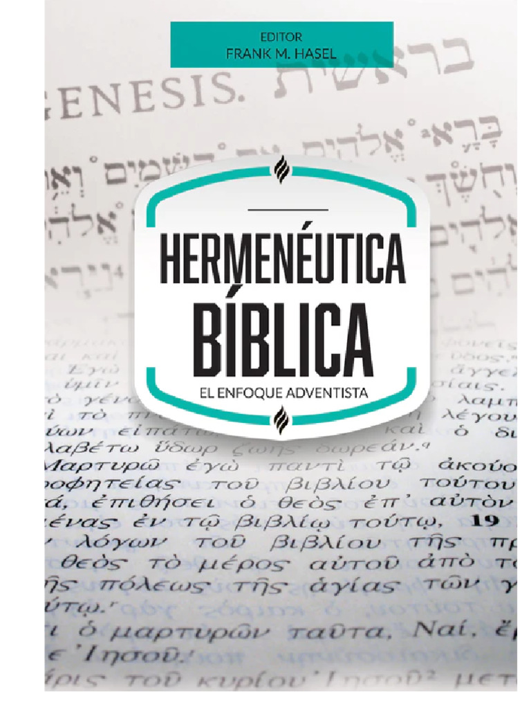 Frank Hasel Biblical Interpretation Slide 1-3 | PDF