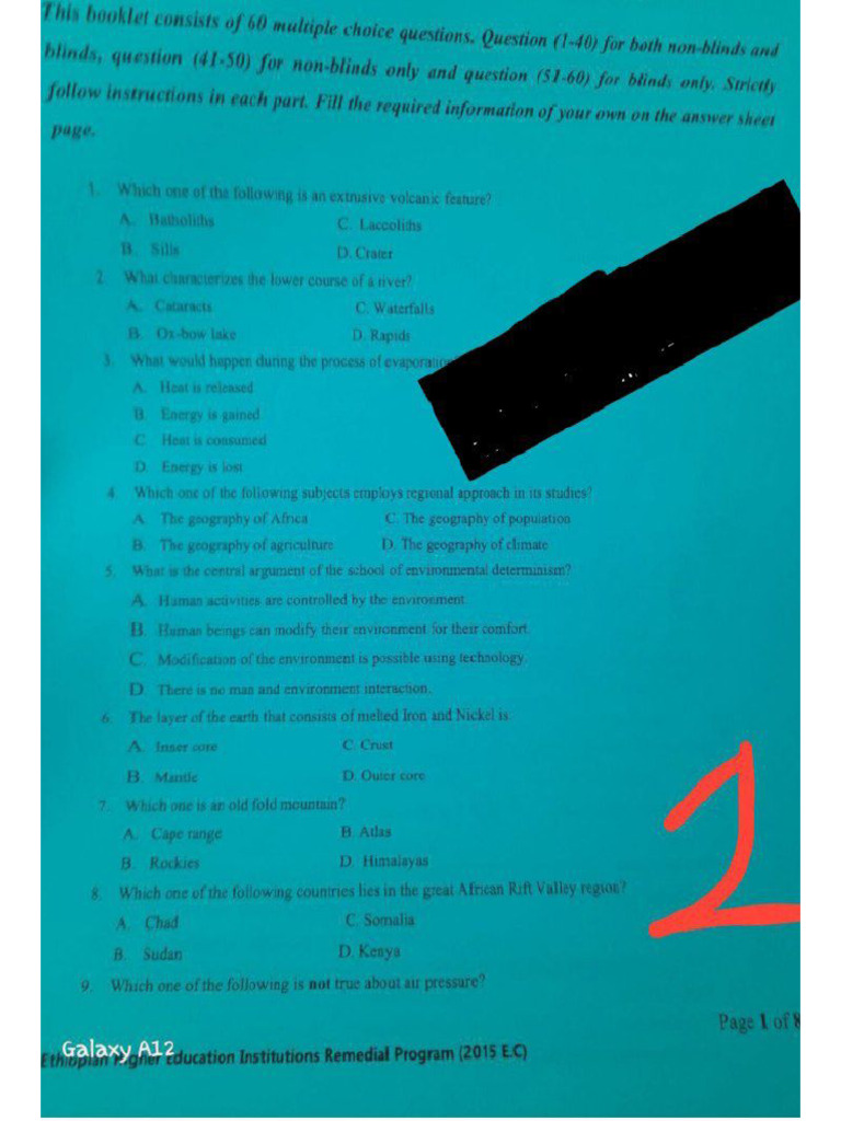 GEOGRAPHY REMEDIAL | PDF