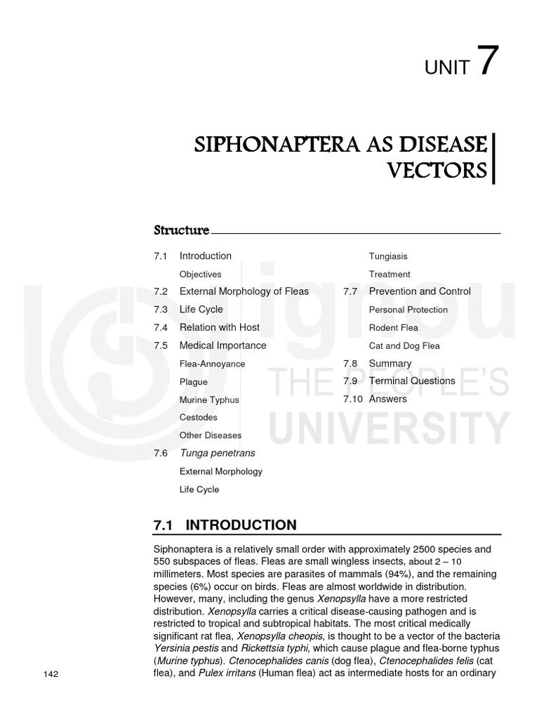 Unit-7 | PDF | Pupa | Infection