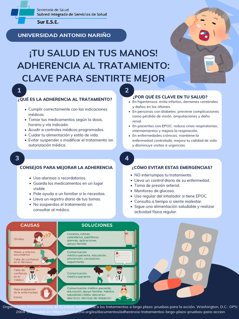 Póster Consejos de Salud Moderno Azul | PDF | Hipertensión | Cuidado de ...