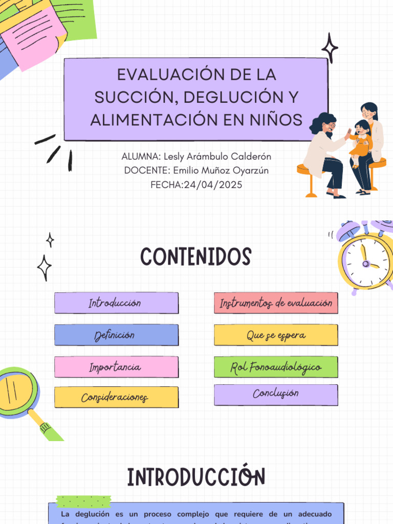 Evaluación Succon, Deglución y Alimentación en Niños - 20250424 ...