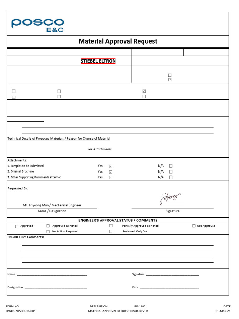 NSCR-PSC-N05-MABDPT-MAR-EM-000082 - Material Approval For Electric Water Heater (Stiebel Eltron ...