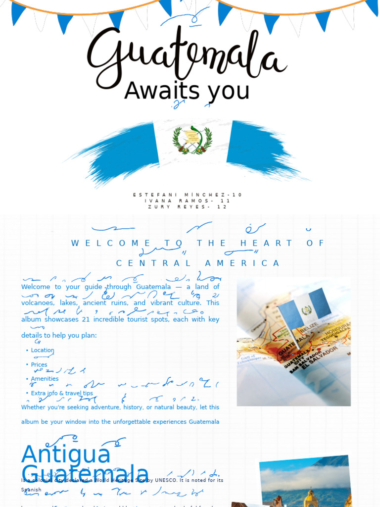 Guatemala Touristic Places | PDF