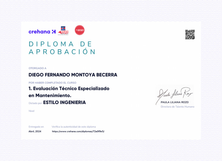 Eva Téc Esp Mtto Pte 1 | PDF