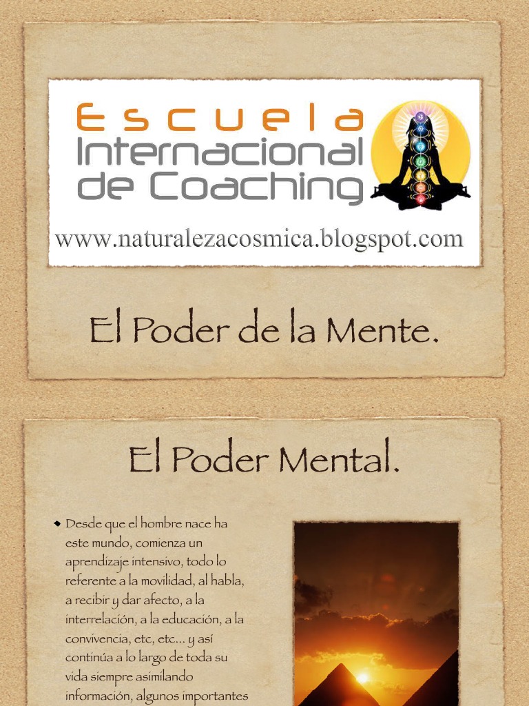 El Poder de La Mente | PDF | Control mental | Amor