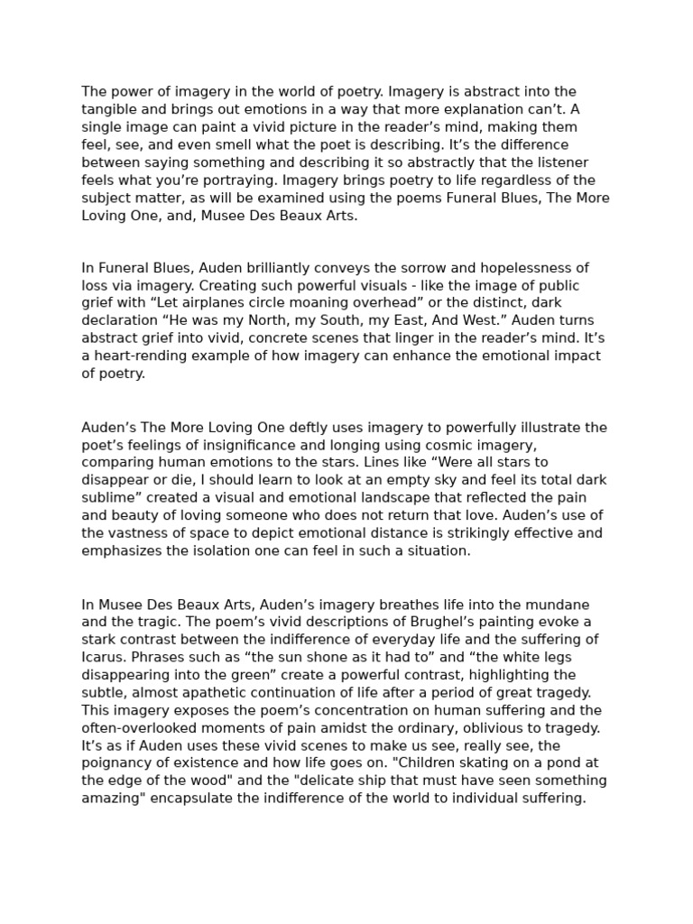 CAPE Literatures in English Essay | PDF | Poetry