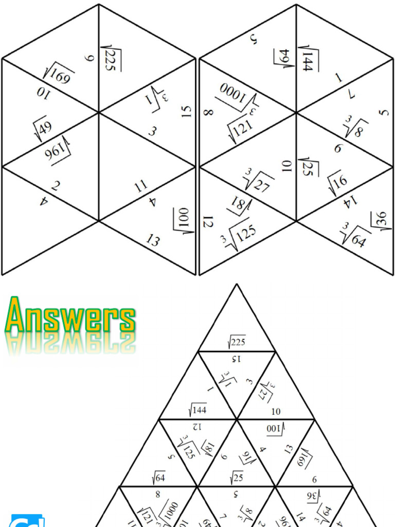 Roots Square - Cube Tarsia Standard | PDF