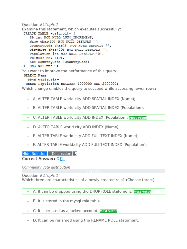 1z0 908 Actual Exam Question From Oracle Pdf My Sql Backup