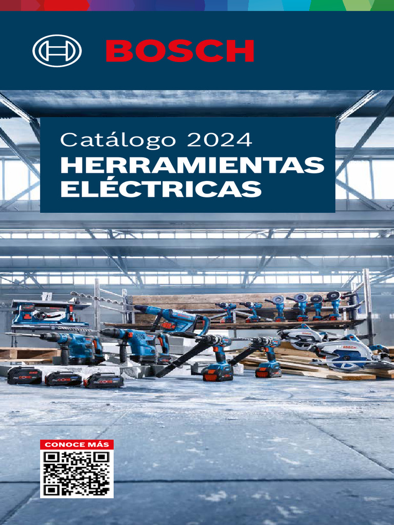 Catálogo Bosch 2024: Herramientas y Baterías | PDF | Ciencias fisicas