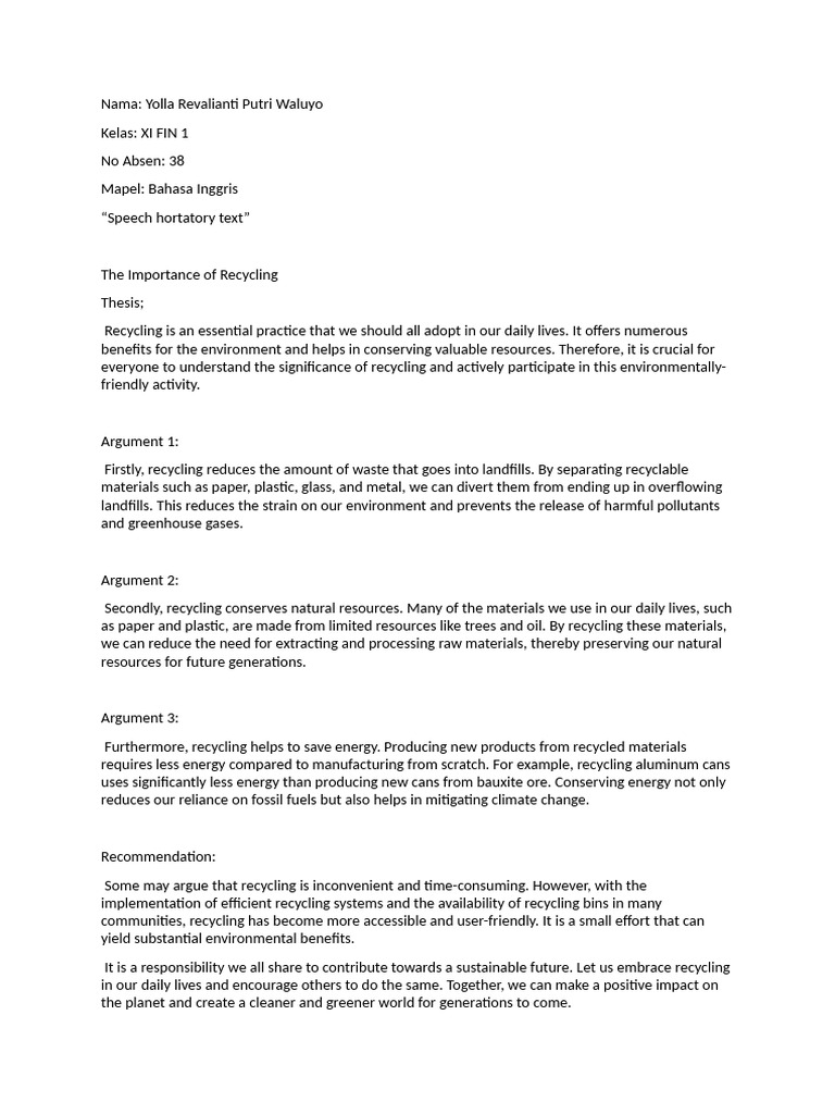 Hortatory Text | PDF
