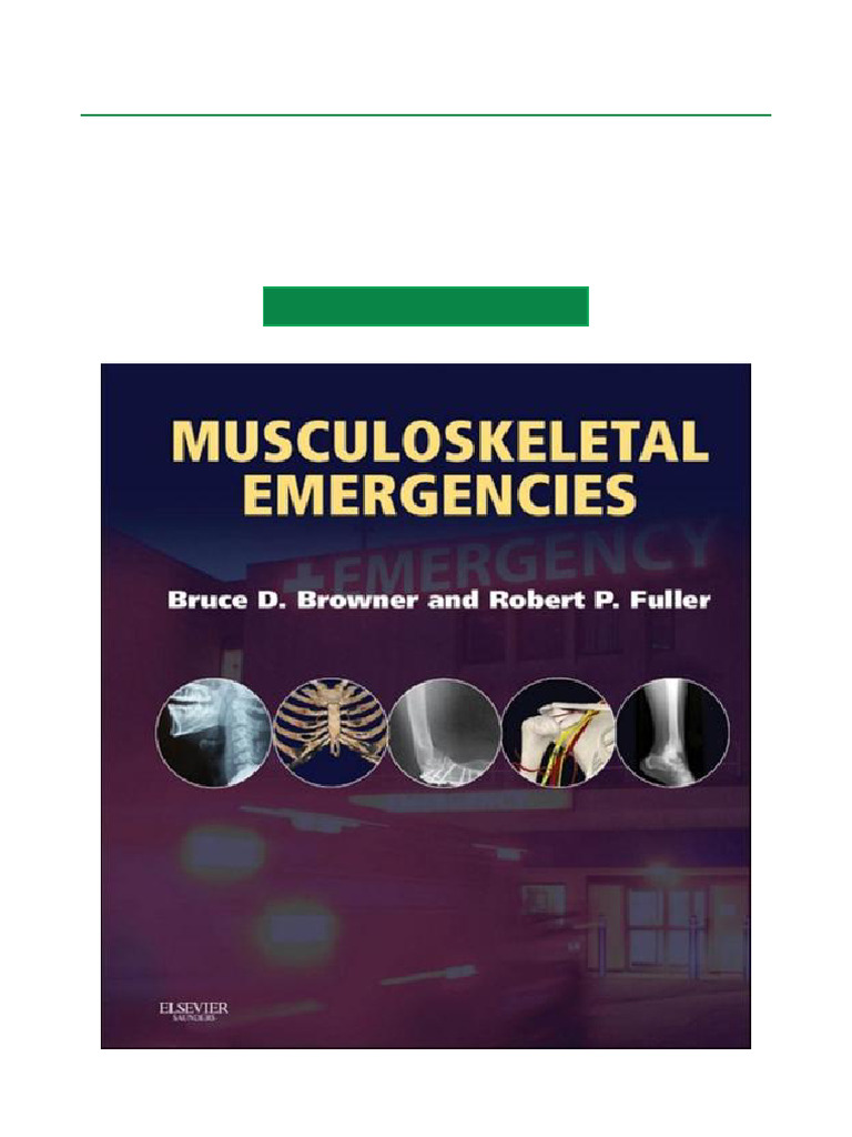 Musculoskeletal Emergencies Handbook | PDF | Orthopedic Surgery ...