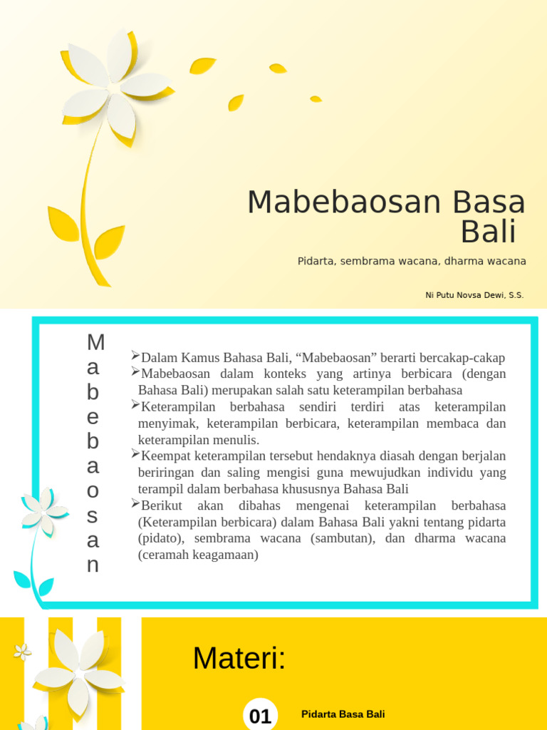4 Mababaosan Basa Bali | PDF