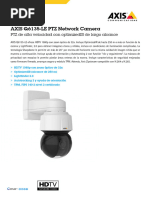 Datasheet Axis p1467 Le Bullet Camera Es ES 393064 | PDF | Vídeo | Compresión de datos