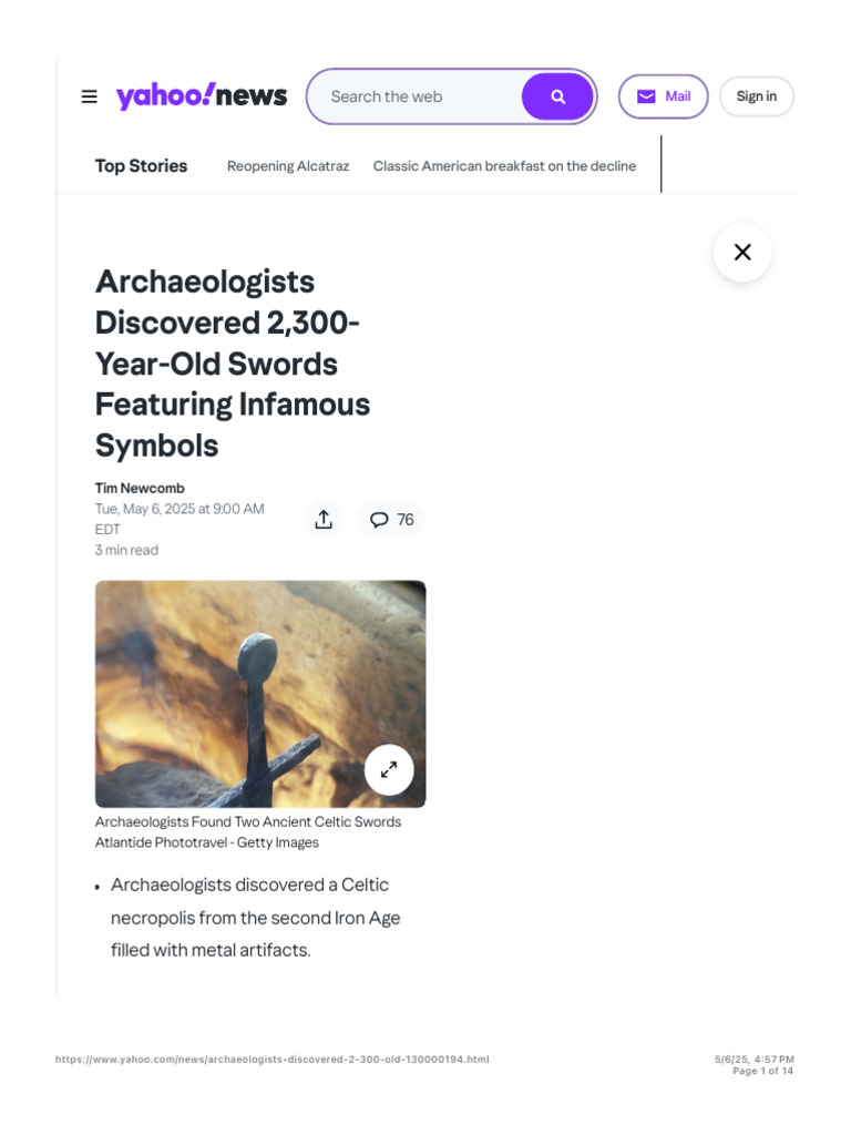 Archaeologists Discovered 2,300-Year-Old Swords Featuring Infamous ...