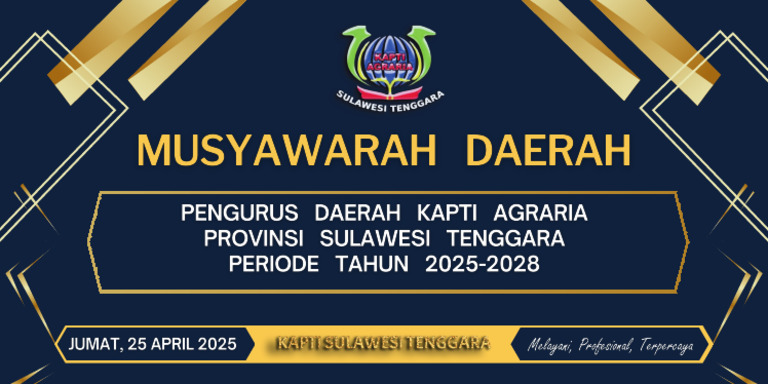 Banner Musda Kapti Resolusi Cetak | PDF