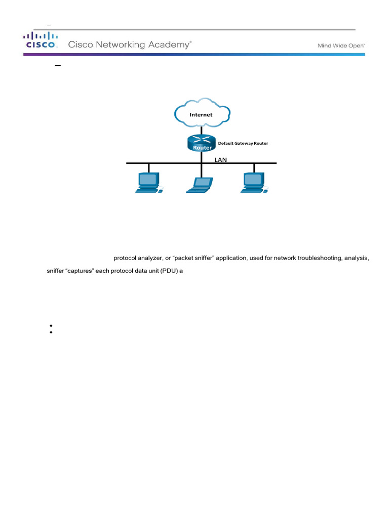 07 Use Wireshark to View Network Traffic | PDF | Computer Network | Internet Protocols
