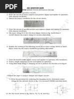 BEE303 Analog Electronic Circuits Exam | PDF | Amplifier | Field Effect Transistor