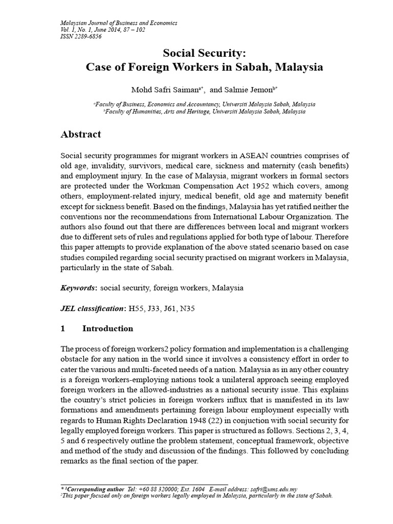 Mohd - Azri,+journal+manager,+article 6 | PDF | International Labour ...
