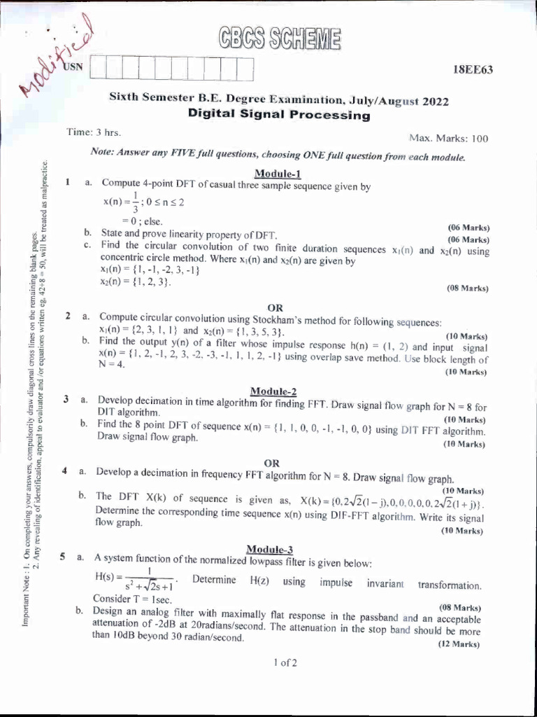 DSP jul22 solution sk25 | PDF