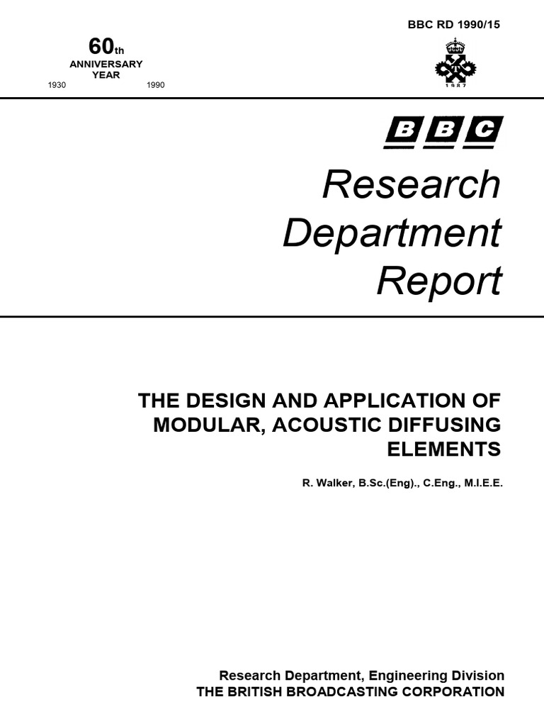 1990-15 modular diffusing elements | PDF | Copyright | Bbc