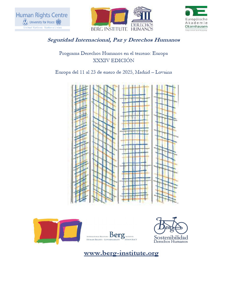 Xxxiv Programa Enero 2025 Otzenhausen Provisional | PDF | Justicia ...