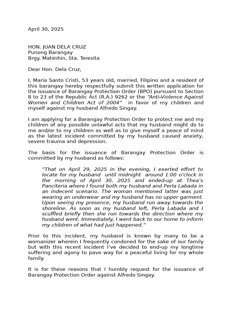 APPLICATION FOR BPO Sample | PDF