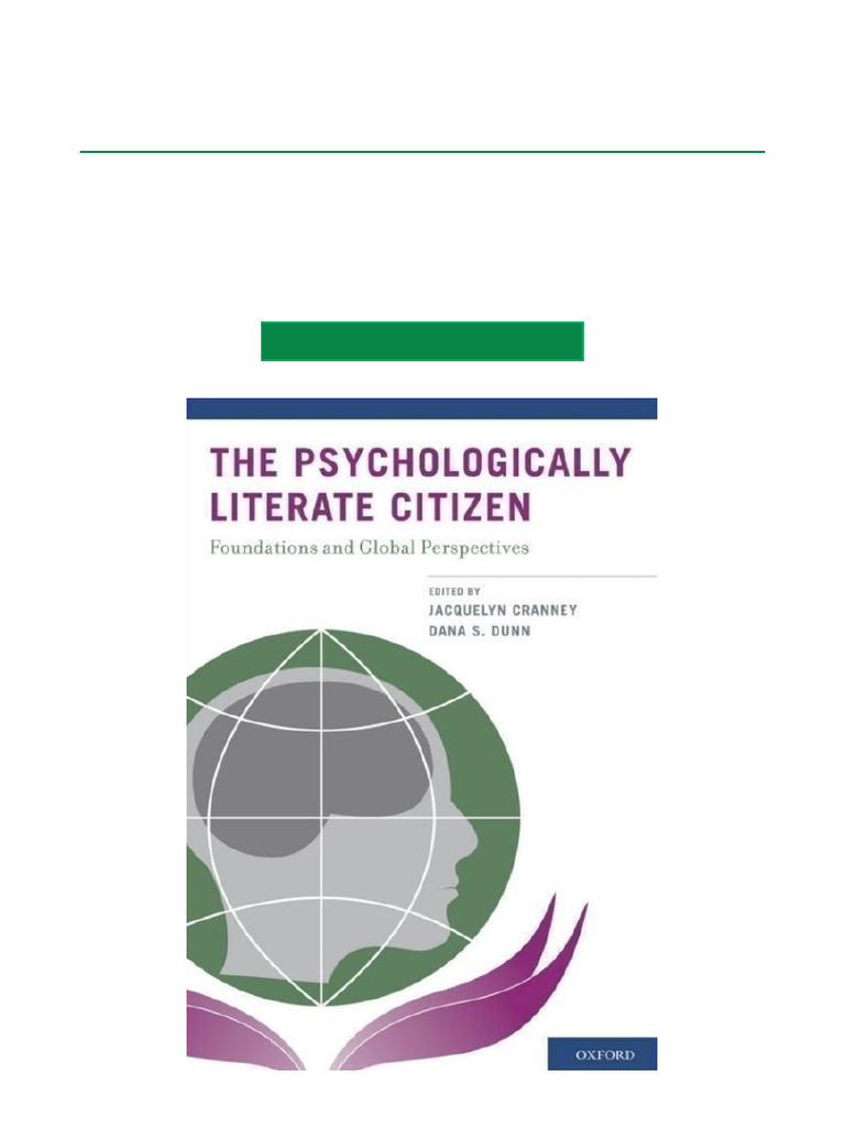 Psychological Literacy: Global Insights | PDF | Psychology | Curriculum