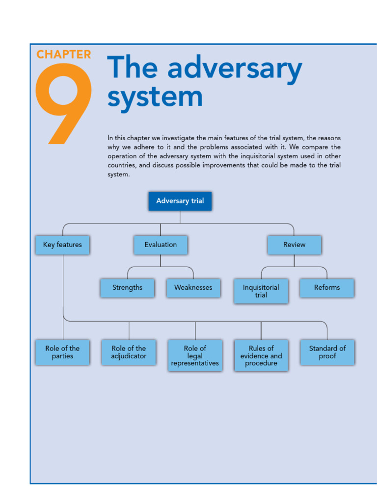 The Adversarial System | PDF | Trials | Burden Of Proof (Law)