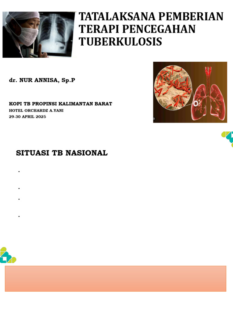 Tatalaksana Terapi Pencegahan TB | PDF