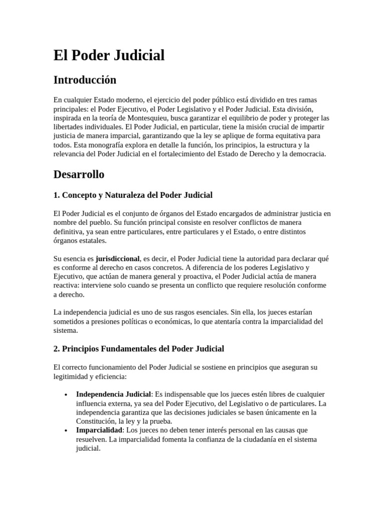 El Poder Judicial | PDF | Judicaturas | Juez