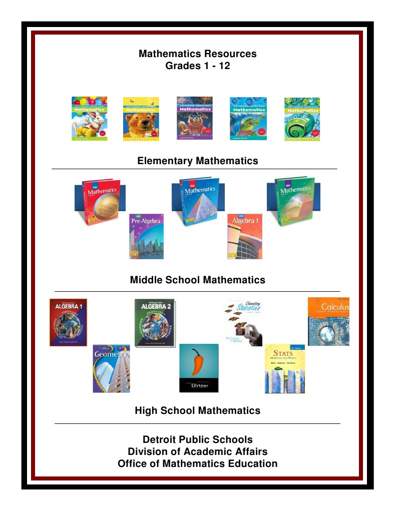 Mathematics Resources 3-2-12 | PDF | Teaching Mathematics