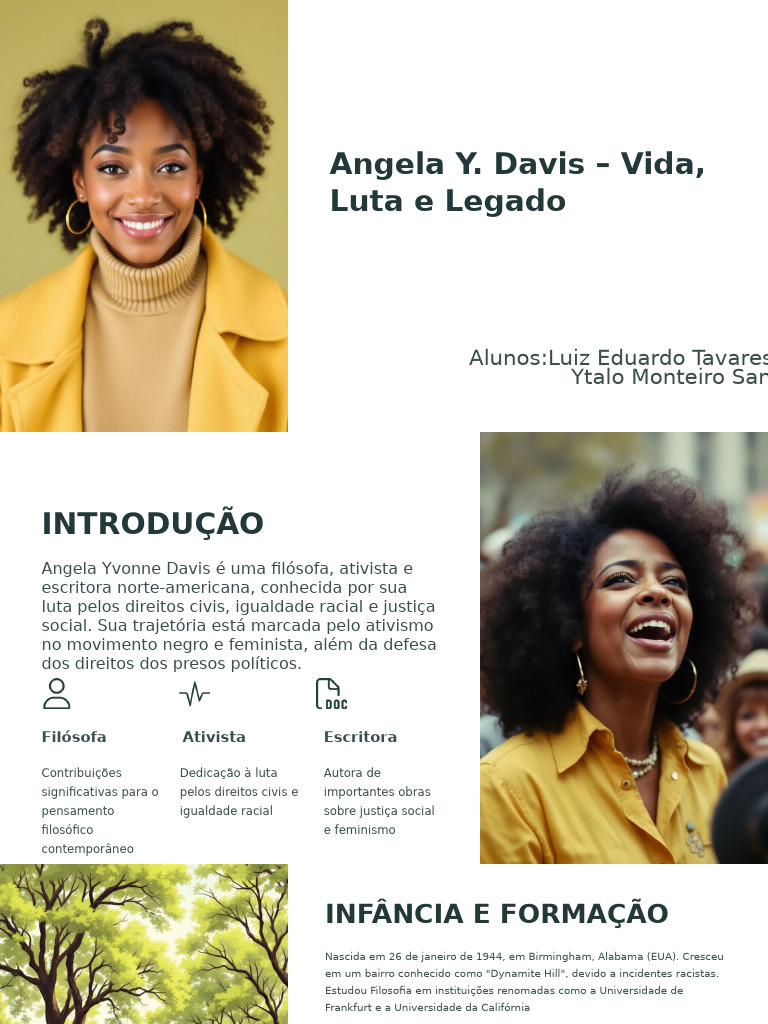 Angela Y Davis Vida Luta e Legado | PDF | Feminismo | Estudos de Gênero